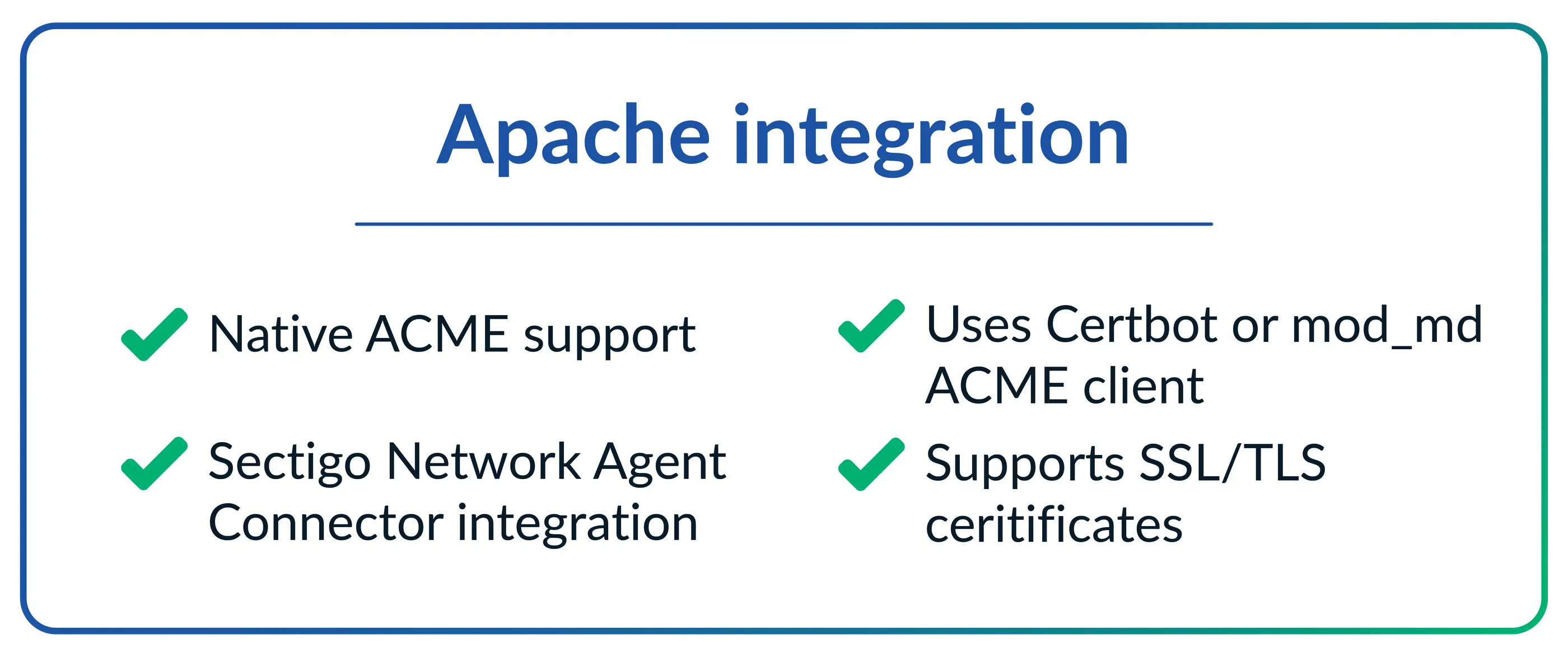 Integrations - Apache | Sectigo® Official